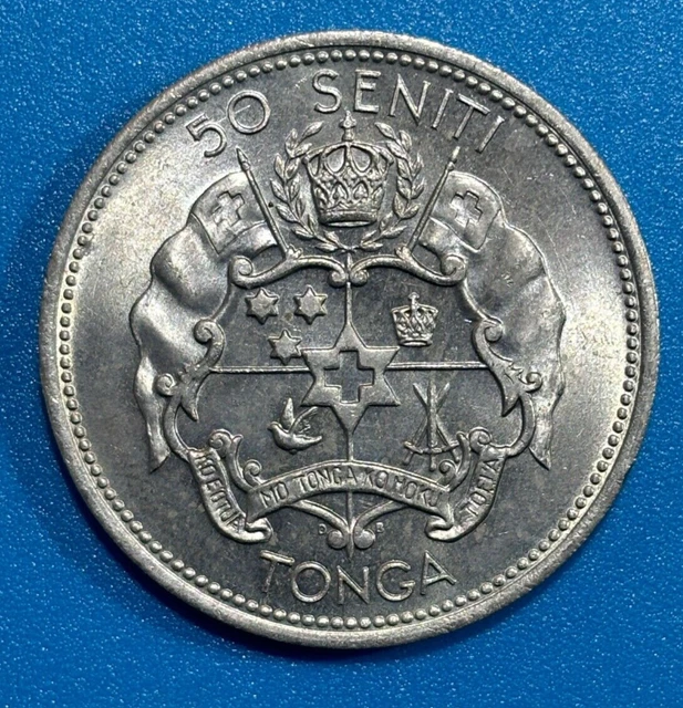 1967 TONGA 50 Seniti - Salote Tupou III Coin $6.99 - PicClick AU