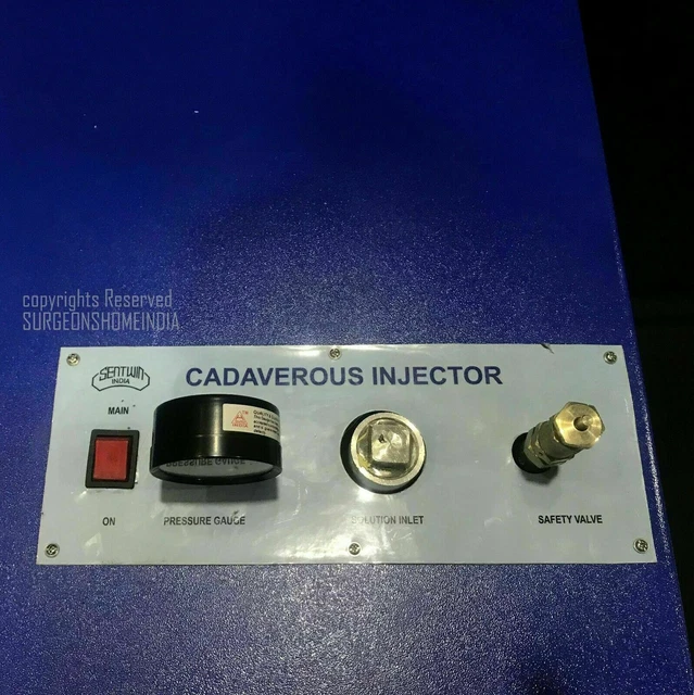 CADAVER EMBALMING MACHINE Injector With Needles For 10 Ltrs Formalin ...