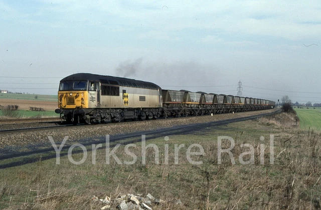 35MM RAILWAY SLIDE Class 56 | 56093 | Burton Salmon 1992 + copyright £3 ...