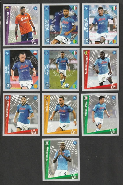 SET OF 10 Soccer Figures Panini Preview 2021-22 Naples Complete £9.29 ...