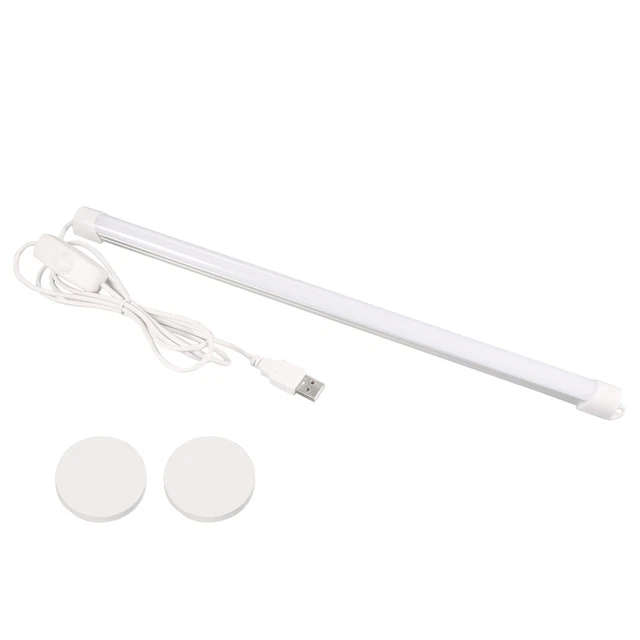 UNDER CABINET LIGHT 14.7" USB Desk Reading Strip Dimmable LED Lamp ...