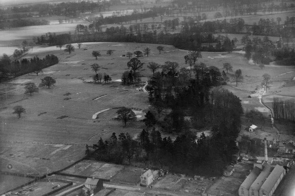BUSHEY HALL GOLF Course and the Grove Laundry, Bushey England OLD PHOTO ...