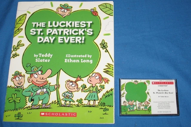 CHILDRENS SCHOLASTIC BOOK & Cassette The Luckiest St. Patrick's Day ...