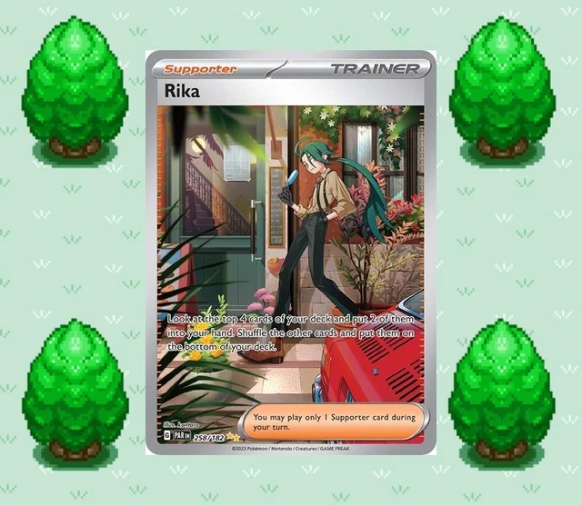 POKÉMON - RIKA - 258/182 - SV - Paradox Rift - Illustration Spéciale ...