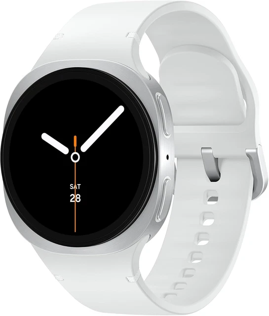 SAMSUNG GALAXY WATCH8 40mm Silver Smart Watch, Bluetooth, Fitness ...