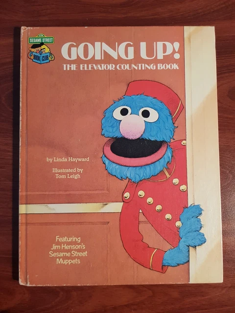 SESAME STREET BOOK club- Going Up- the elevator counting book £3.48 ...