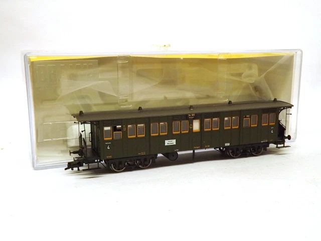 BRAWA 45053 EPOCH II DRG 4th Class Stuttgart Bogie Coach 34109 (HO ...