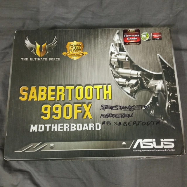 SAME DAY DISPATCH Motherboard Asus Sabertooth 990FX AM3+ ( read ...