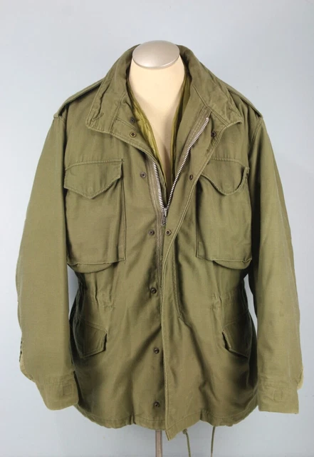 MEN'S U.S. ARMY M-65 Military Field Jacket with Liner, XL $395.00 ...