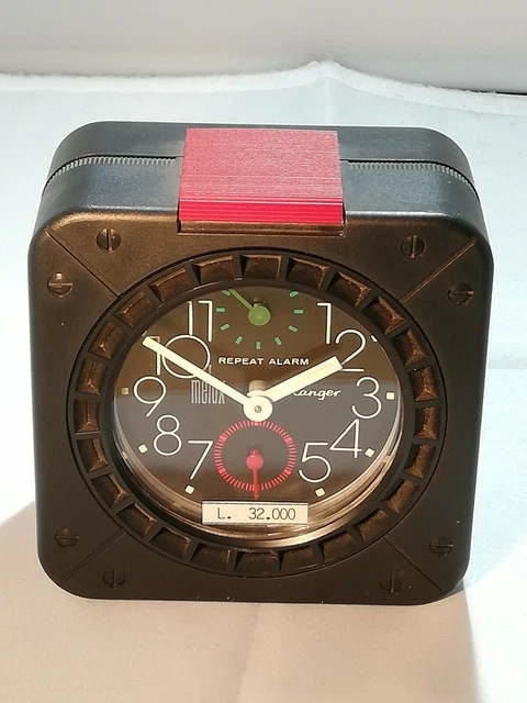MELUX RANGER REPEAT Alarm Vintage German Mechanical Desk Alarm Watch £ ...