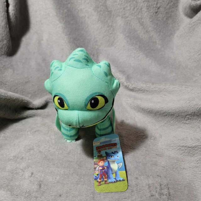 DREAMWORKS DRAGONS RESCUE RIDERS Summer Plush 9” Green Dragon Toy Rare ...
