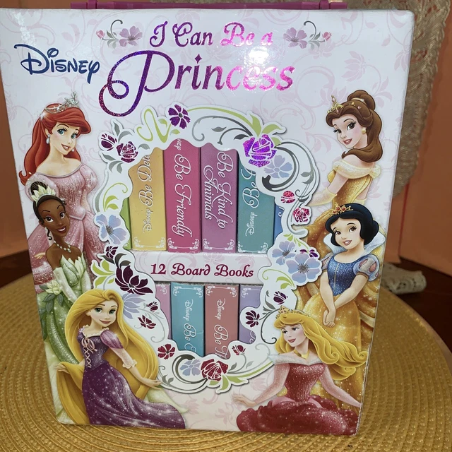DISNEY PRINCESS BOARD Books boxset, 12 I Can Be a Princess board books ...