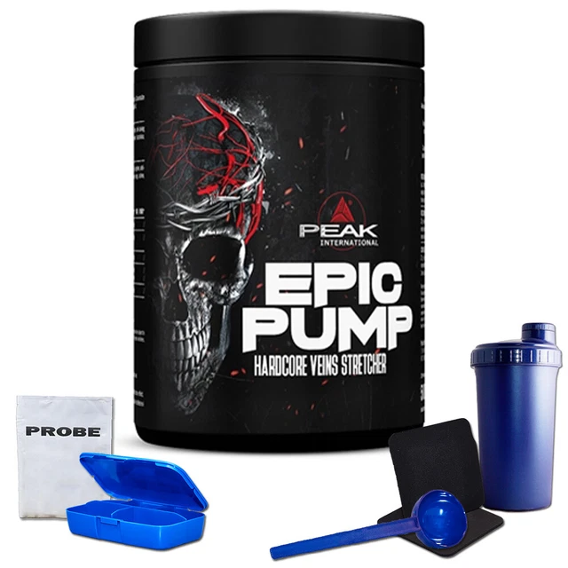 (53,98 EUR/KG) PEAK Epic Pump 500g Dose Pre Workout Booster Citrullin ...