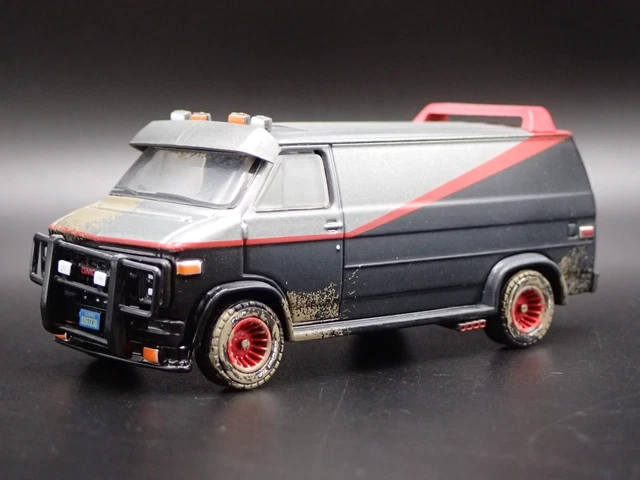 1983 83 GMC Vandura A-Team Van Barn Find 1/64 Scale Diorama Diecast ...