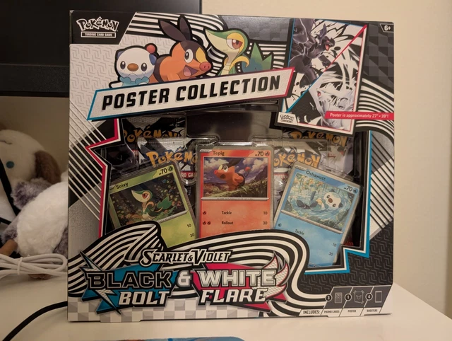 POKEMON TCG BLACK Bolt & White Flare Unova Poster Collection $50.17 ...