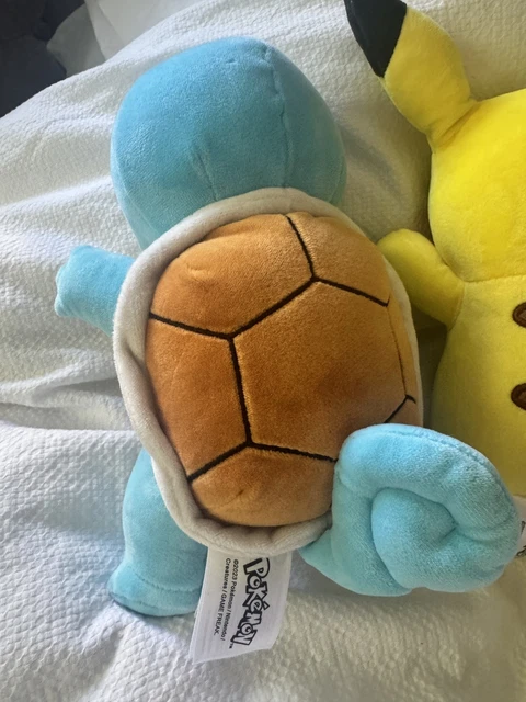 POKEMON TEDDY SOFT Toy Plush bundle Pikachu And Squirtle New Without ...