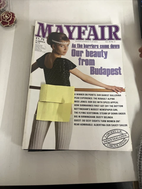 MAYFAIR MAGAZINE VOL 25 NO 2 Vintage Mens Magazine £5.00 - PicClick UK