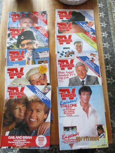 10 T V Times Magazines All 1988 All pictured Complete £24.00 - PicClick UK