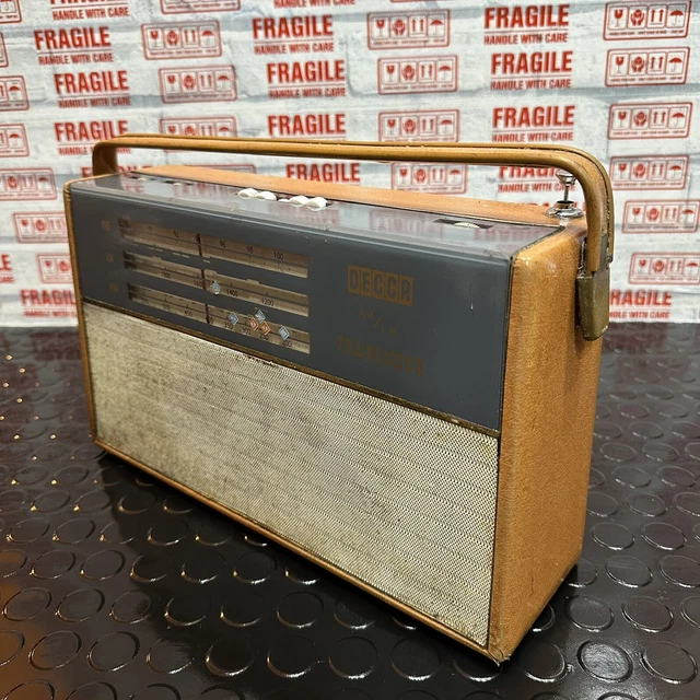 VINTAGE 1960S DECCA AM/FM Portable Transistor Radio Retro £29.95 ...