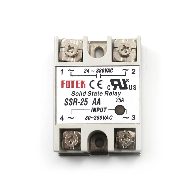 24V-380V 25A SSR-25AA Solid State Relay Module 80-250VAC AC-AC/ LC $8.84 - PicClick AU