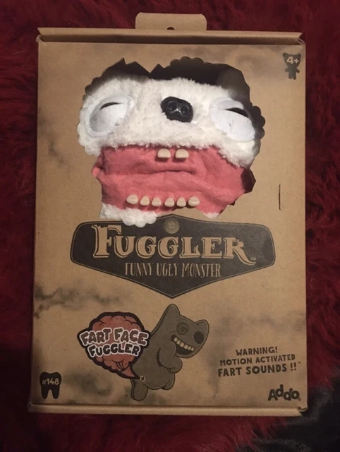 WHITE FUGGLER FARTING Figure Motion Activated - Funny Ugly Monster #148 ...