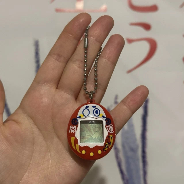 BANDAI CHIBI TAMAGOTCHI Good Luck Ver. Japan's "Daruma" Limited Edition ...