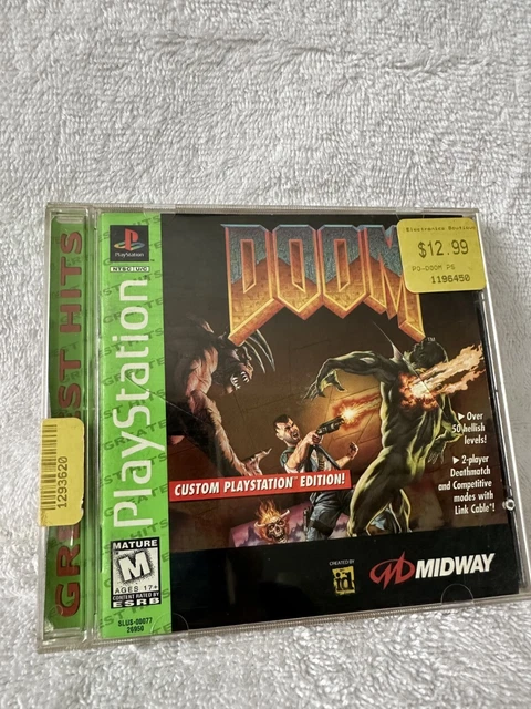 DOOM - PLAYSTATION PS1 Custom Playstation Edition EUR 29,81 - PicClick FR