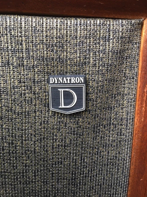 LARGE VINTAGE DYNATRON speakers (b) £50.00 - PicClick UK