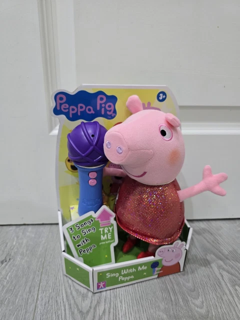PEPPA PIG SING With Me Peppa Interactive Soft Plush Toy £23.95 ...