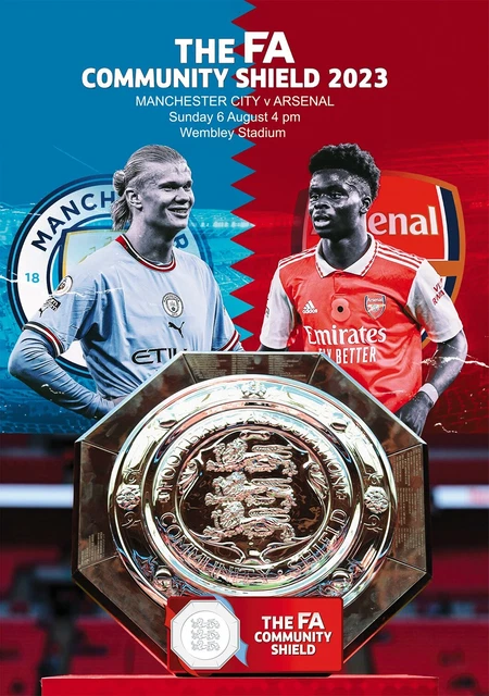MANCHESTER CITY ARSENAL London 6 August 2023 FA COMMUNITY SHIELD FINAL ...