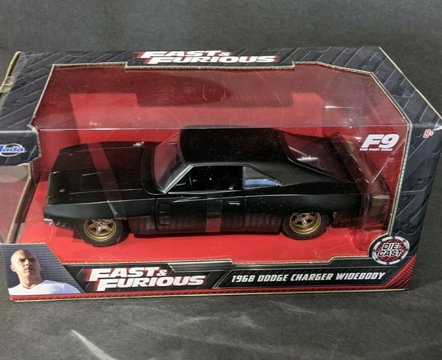 Fast And Furious F9 Doms 1968 Dodge Charger Widebody Matt Black New In