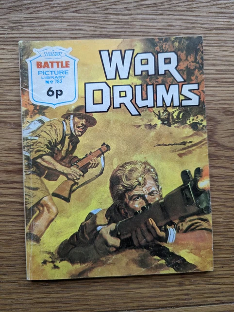 BATTLE PICTURE LIBRARY #783 WAR DRUMS (1973) Fleetway War comic books ...