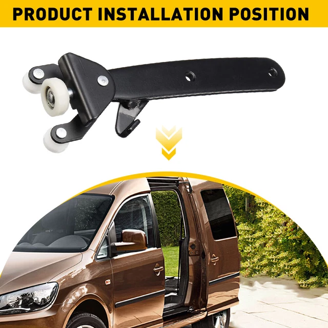 FOR VW CADDY Sliding Door Roller Bottom Left & Arm Guide 2K0843397 ...