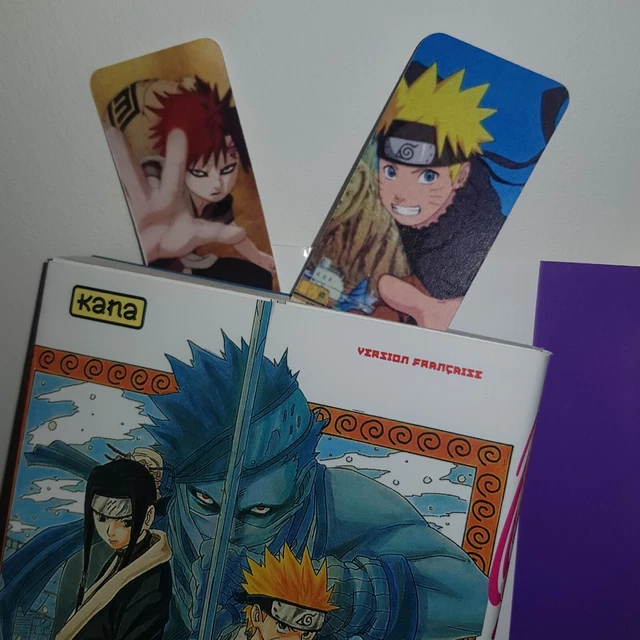 MARQUE-PAGES COLLECTION NARUTO : 8 Illustrations Manga en Papier 200gr ...