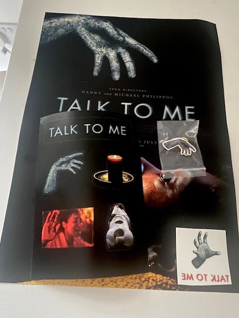 TALK TO ME A24 horror film collectible mini poster, pin, stickers EUR ...
