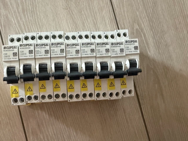 9 X CLIPSAL RCBE220/30S | 20AMP RCBO 1P+N 4.5KA RESI MAX $79.00 ...