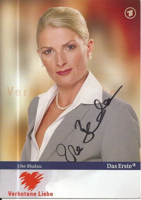 VERBOTENE LIEBE - Elke Buldau - Autogrammkarte - TV - Das Erste EUR 1 ...