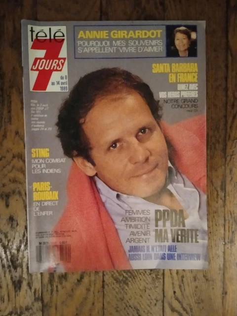 MAGAZINE TÉLÉ 7 jours de 1989 - PPDA EUR 5,00 - PicClick FR