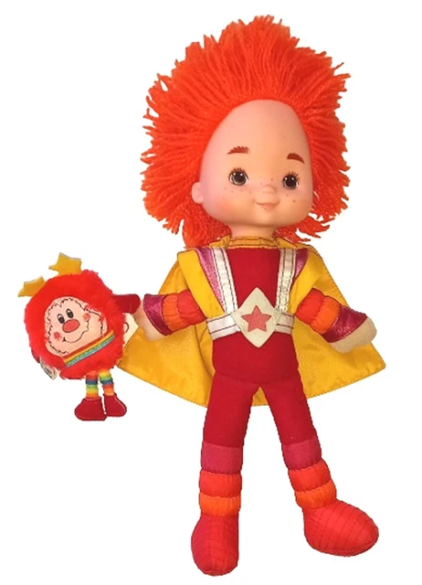 RAINBOW BRITE RED BUTLER & ROMEO SPRITE Doll 11" Plush Soft Toy Vintage ...