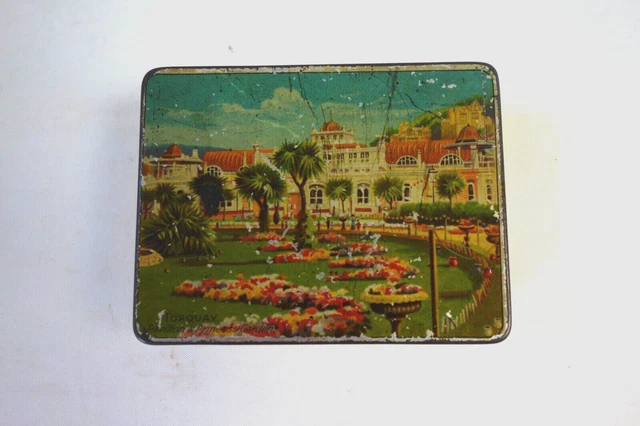 VINTAGE TUCKERS BUTTERSCOTCH Totnes Small Tin – With Torquay View ...