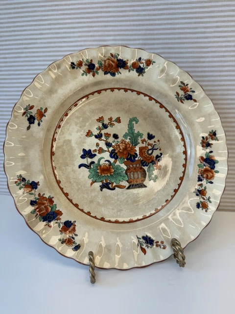 VINTAGE ANTIQUE COPELAND Spode England "Peplow" Scalloped Rim 10 ...