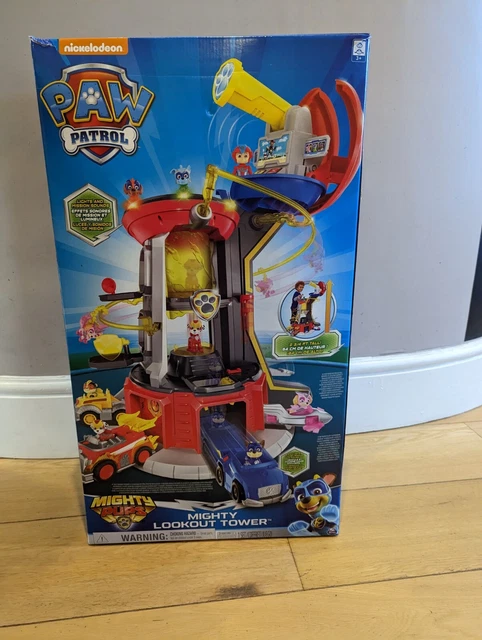 PAW PATROL MIGHTY Pups Mighty Lookout Tower Stands approx 83 cm Tall ... PAW PATROL MIGHTY Pups Mighty Lookout Tower Stands approx 83 cm Tall ...
