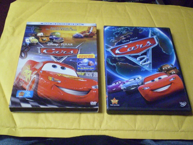 (2) DISNEY PIXAR Cars Children's DVD Lot: Cars (w/Slipcover) & Cars 2 £ ...