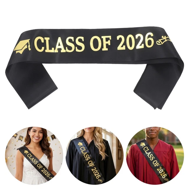 GRADUATION SASH STOLE 2026: Class of 2026 Graduate Sash, Celebration ...