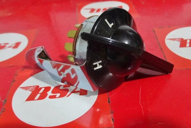 BSA BANTAM Lighting Switch Complete With Knob Wipac Type £23.99 ...