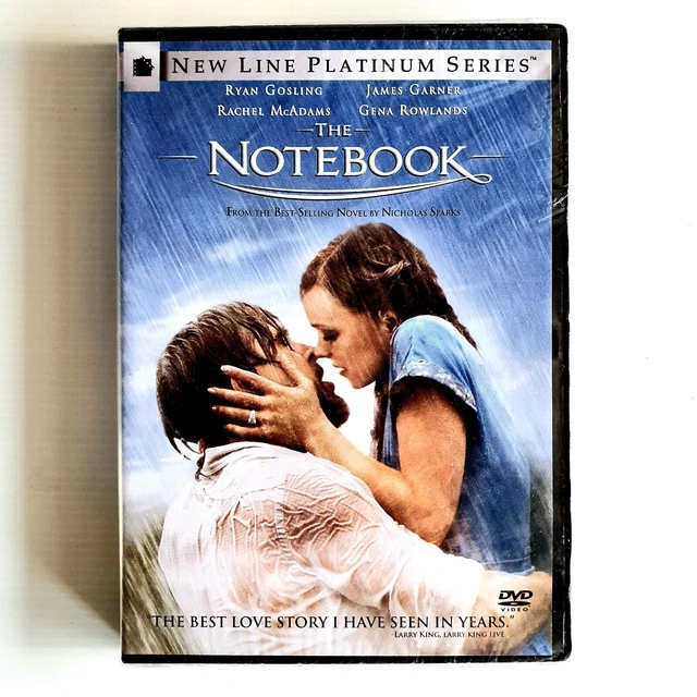 THE NOTEBOOK DVD 2004 Romance, Rachel McAdams, Ryan Gosling, Region 2 ...