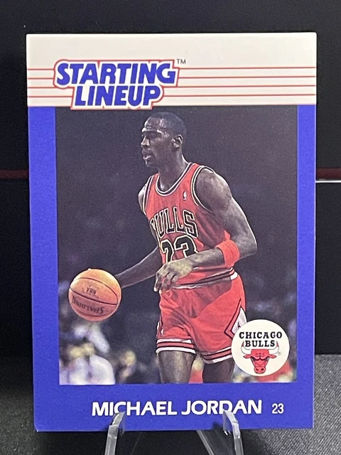 RARE 1988 KENNER Starting Lineup Card Michael Jordan Chicago Bulls EUR ...