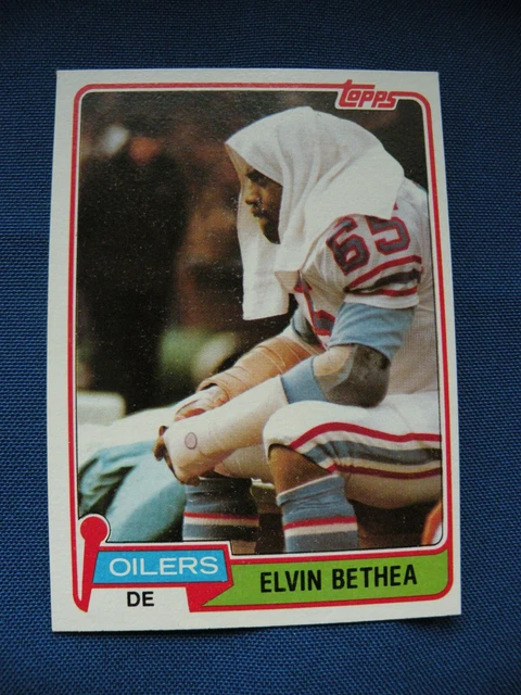 1981 TOPPS ELVIN Bethea Houston Oilers carte #272 NFL football 1 $ S&H ...