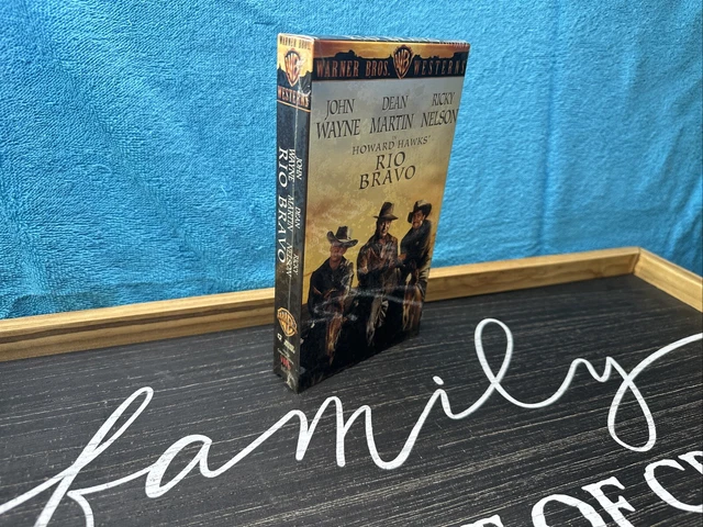 RIO BRAVO (VHS, 1959) John Wayne, Dean Martin, Ricky Nelson Rare SEALED ...
