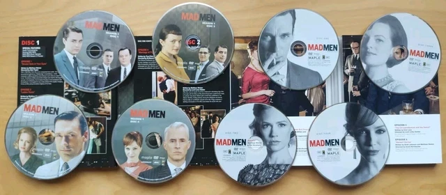 LOT OF 2 Mad Men Series From AMC Lionsgate: Season 1 (2008) & 4 (2011 ...